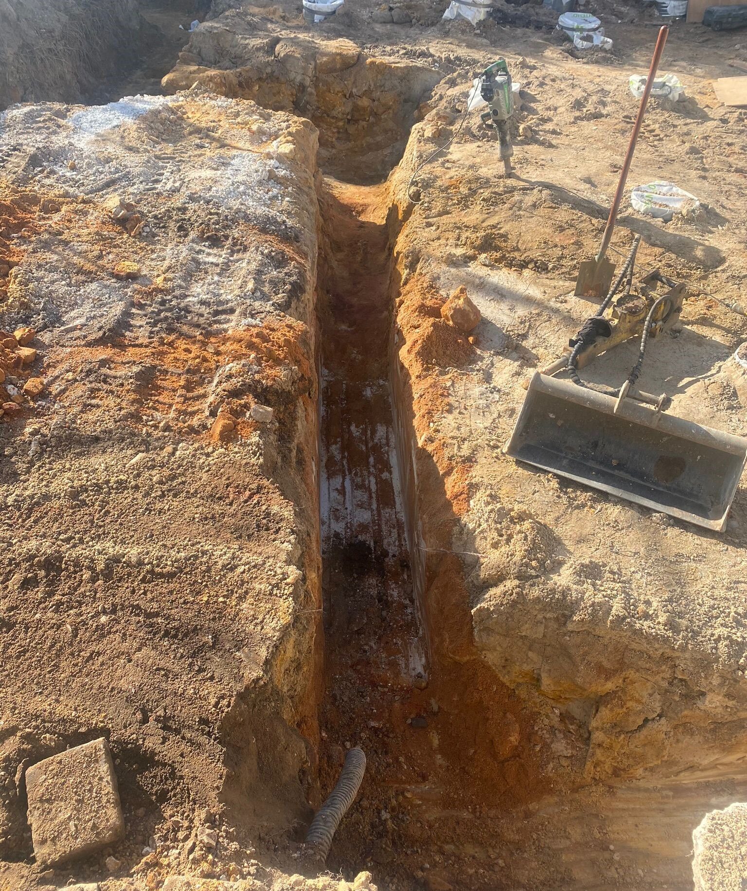 Footings and Trenching - The Yellowstone
